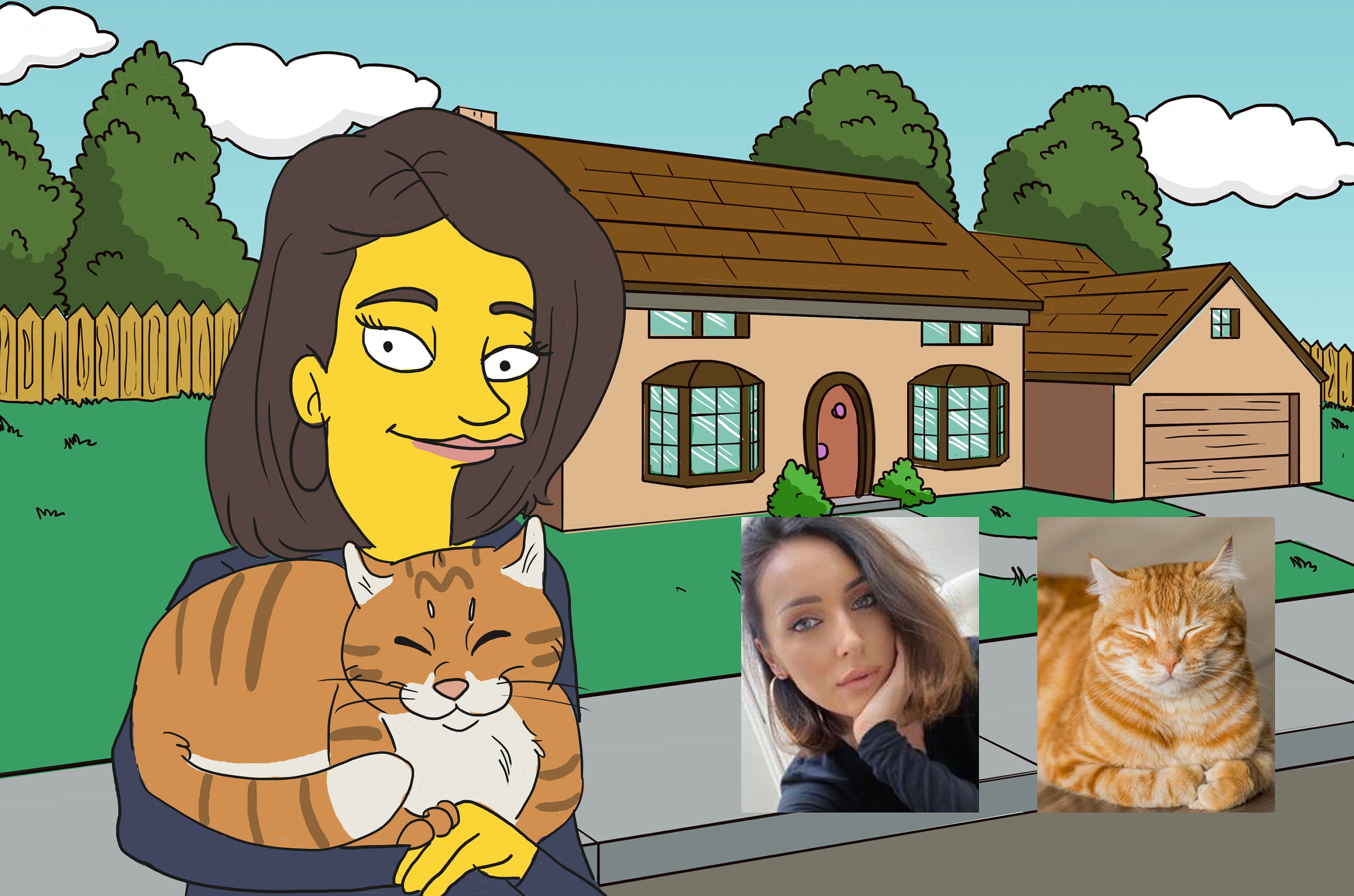 SIMPSONS PORTRAIT on the Couch Simpsons Family Portrait | Etsy