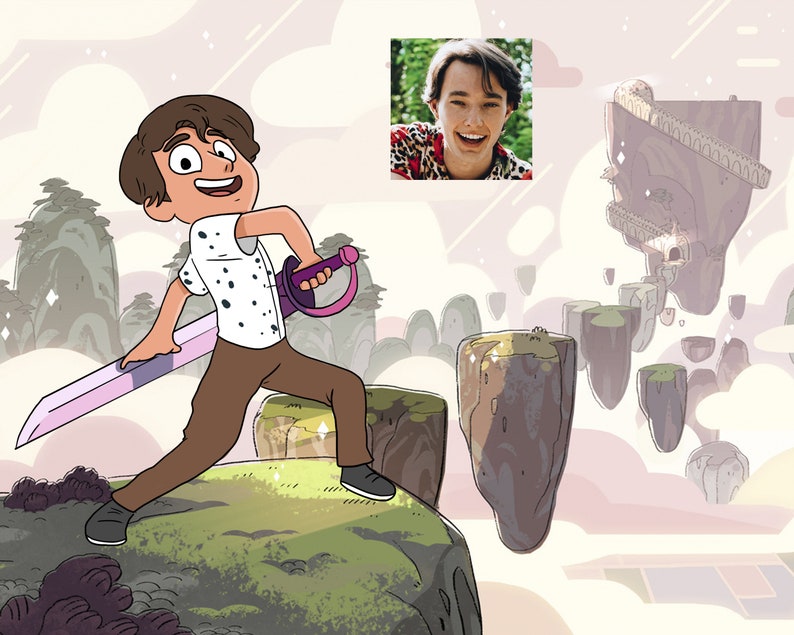 Steven Universe Portrait Steven Universe Style - Etsy