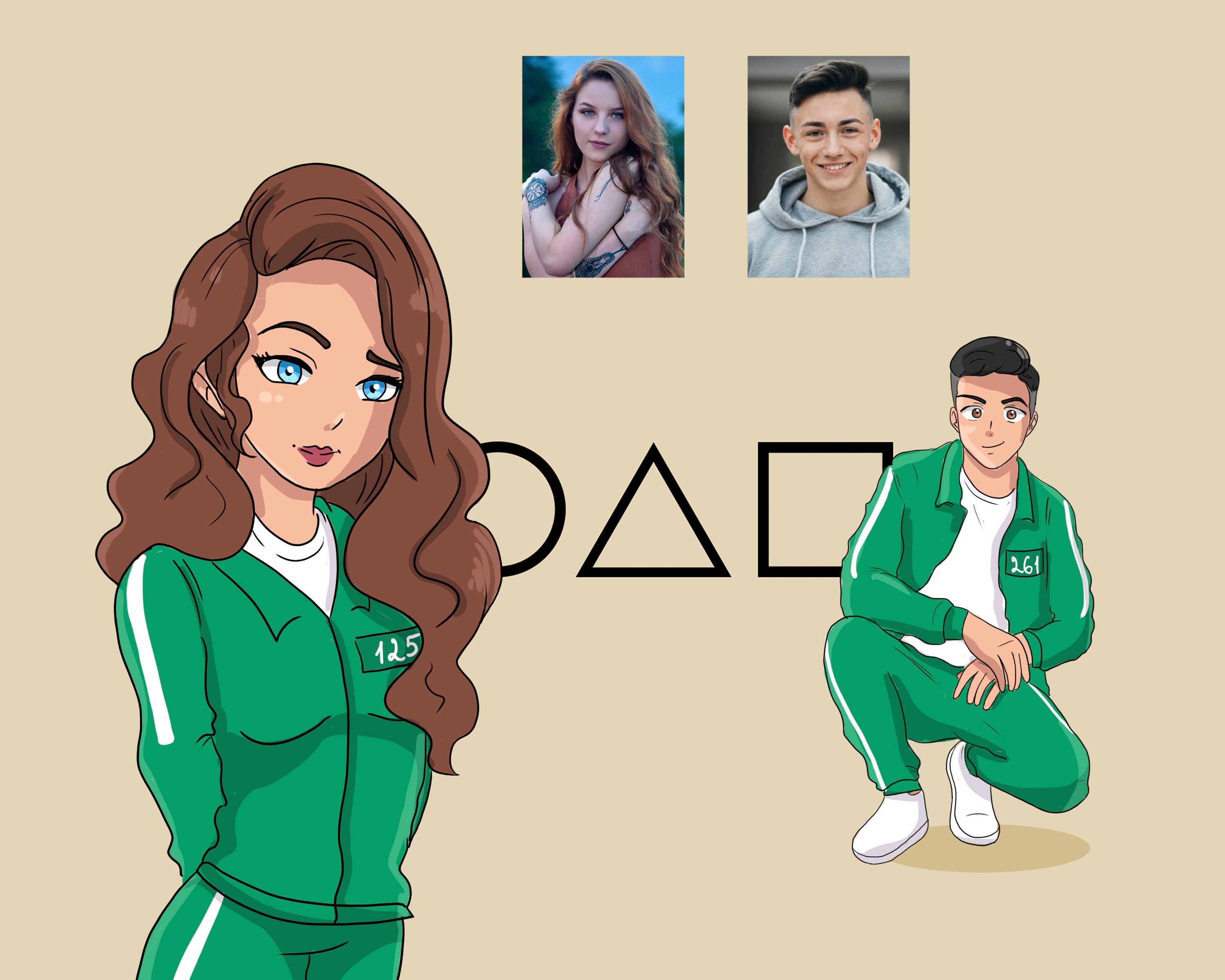 Squid Game Fan Art Squid Game Art Squid Game Cartoon Squid Etsy Sweden