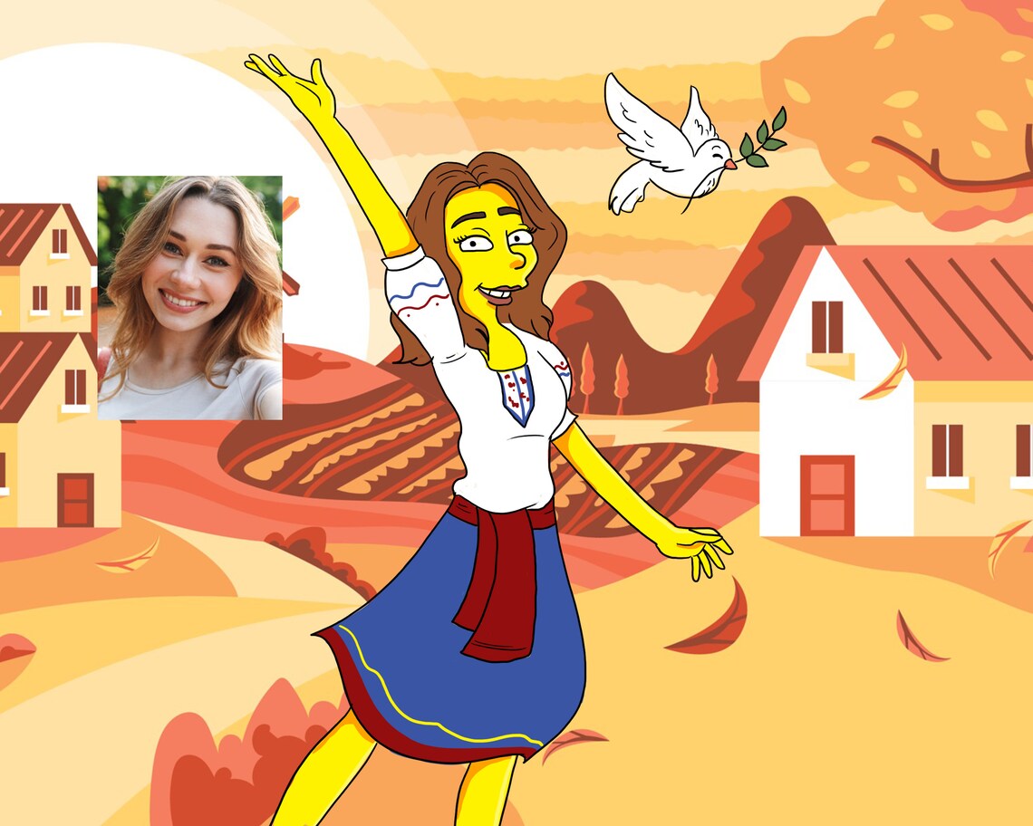 SIMPSONS PORTRAIT on the Couch Simpsons Family Portrait - Etsy