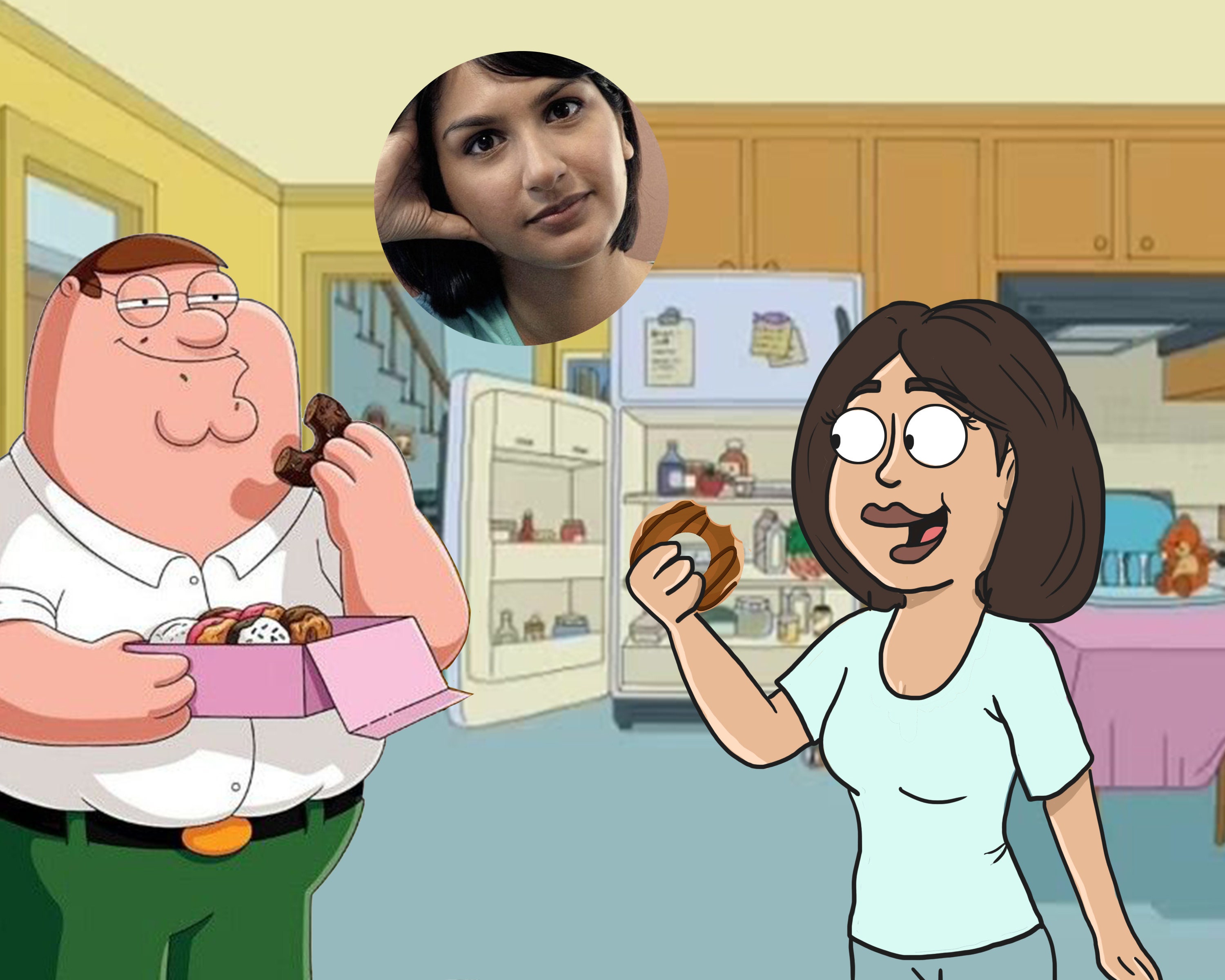 Family guy portrait Print Custom couple illustration | Etsy