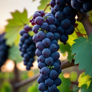 Organic Riverbank Grape {vitis Riparia} Fruiting Vine | Tasty Edible ...