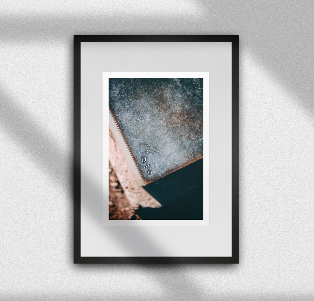 Henry Moore Sculpture Print: Abstract Bronze Texture, Fine Art ...
