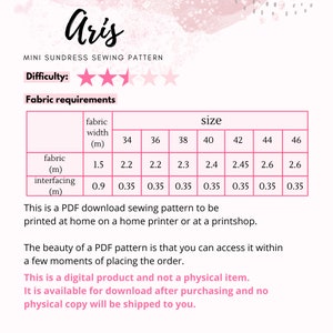 ARIS Crossover Back Straps Summer Dress Sewing Pattern for - Etsy