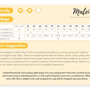 MATEI Footie One Piece Jumpsuit Pattern, Baby Onesie Pdf Pattern ...