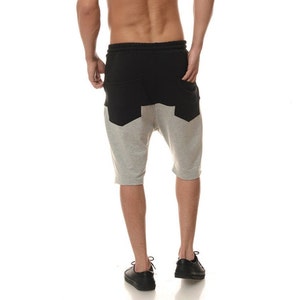 EDY DIY Men Shorts Sewing Pattern, Utility Athleisure Drop Crotch Pants ...