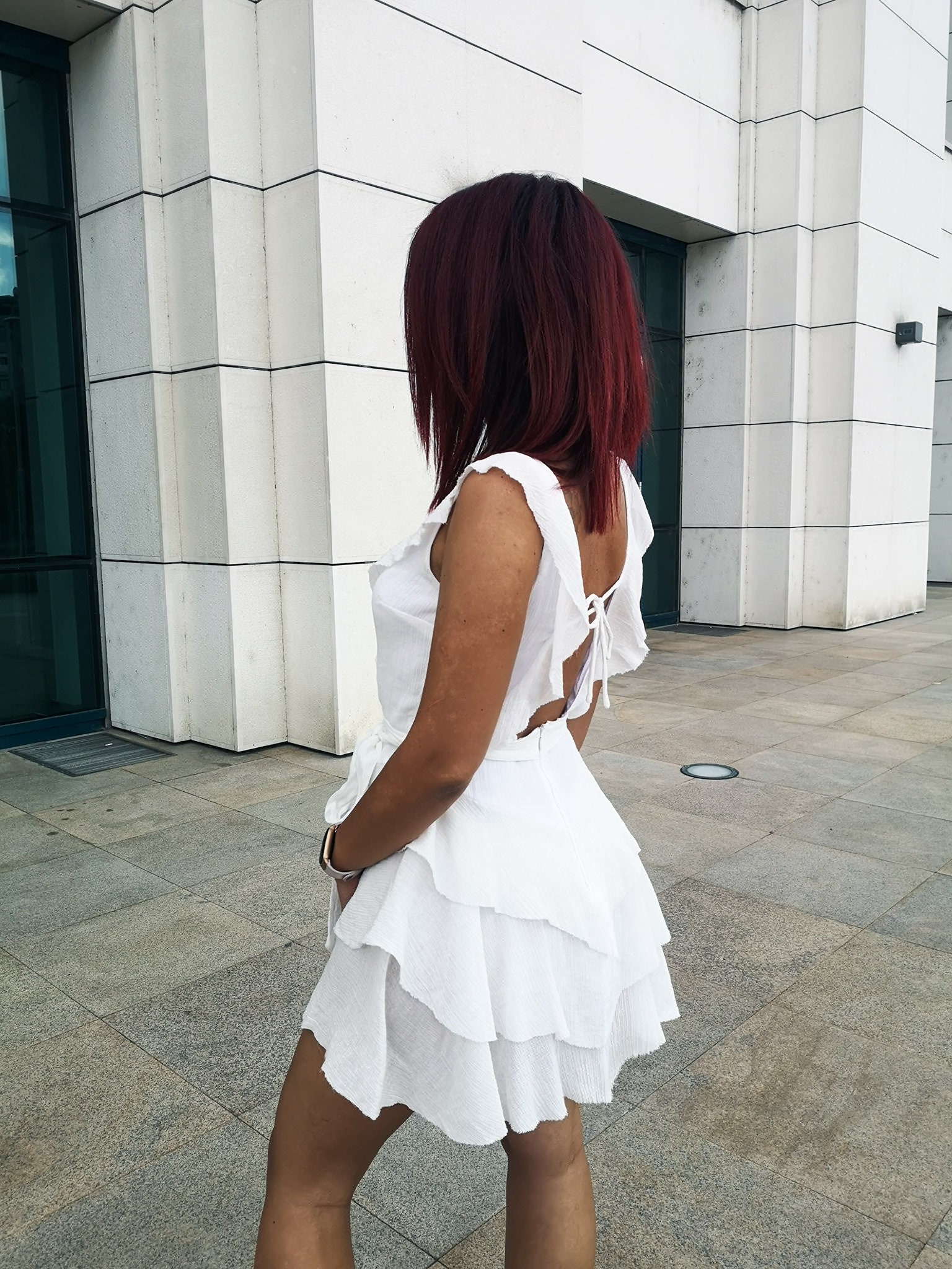 VACAY Summer Mini Ruffle Dress Sewing Pattern 34 36 38 40 | Etsy