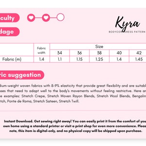 KYRA DIY Bardot off Shoulders Dress Pattern, Fitted Tight Pencil Dress ...