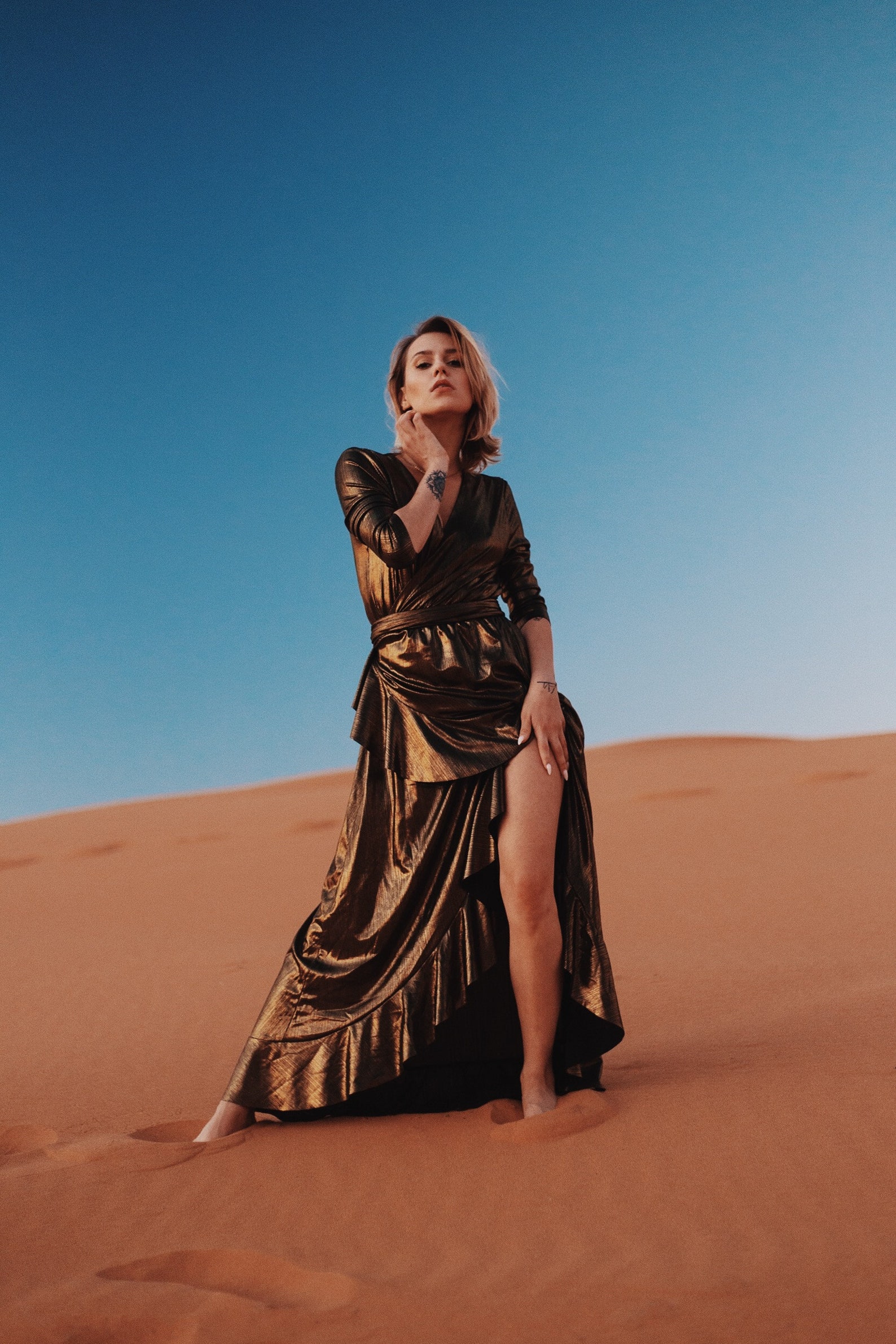 SIA Long Sleeve Wrap Dress Pattern, Maxi Dress Sewing Pattern for Women ...