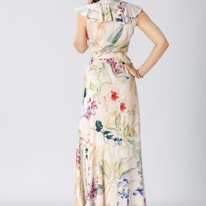 MICHELLE Wrap Dress Pdf Pattern, Cotton Wrap Dress Printable Pattern ...