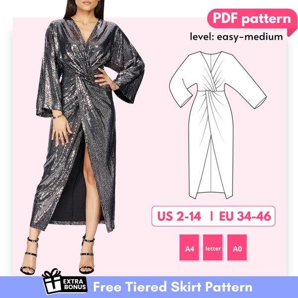 Twist Front Dress - Etsy