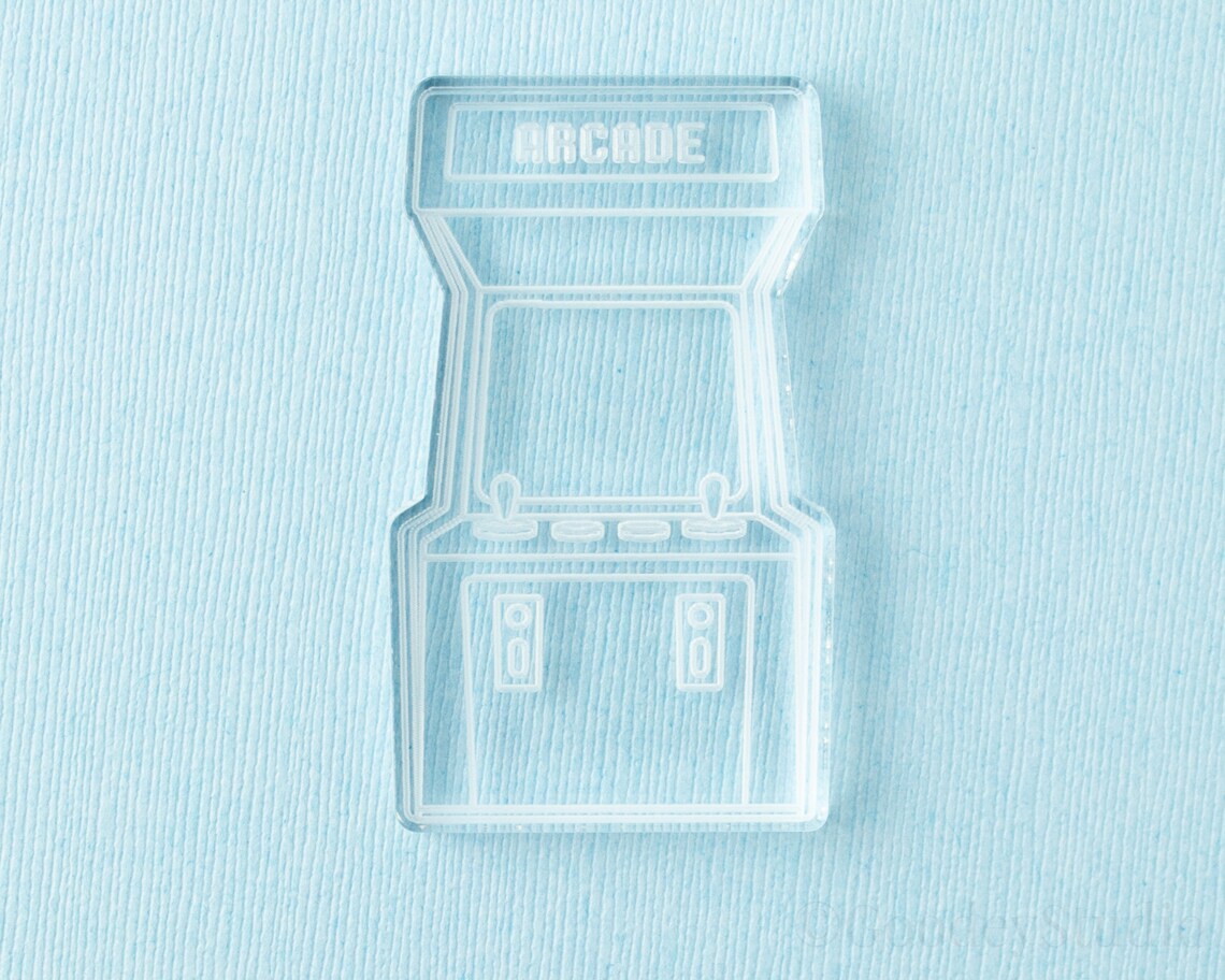 Retro Arcade Game Mold Silicone Mold for Resin 6mm Casting - Etsy