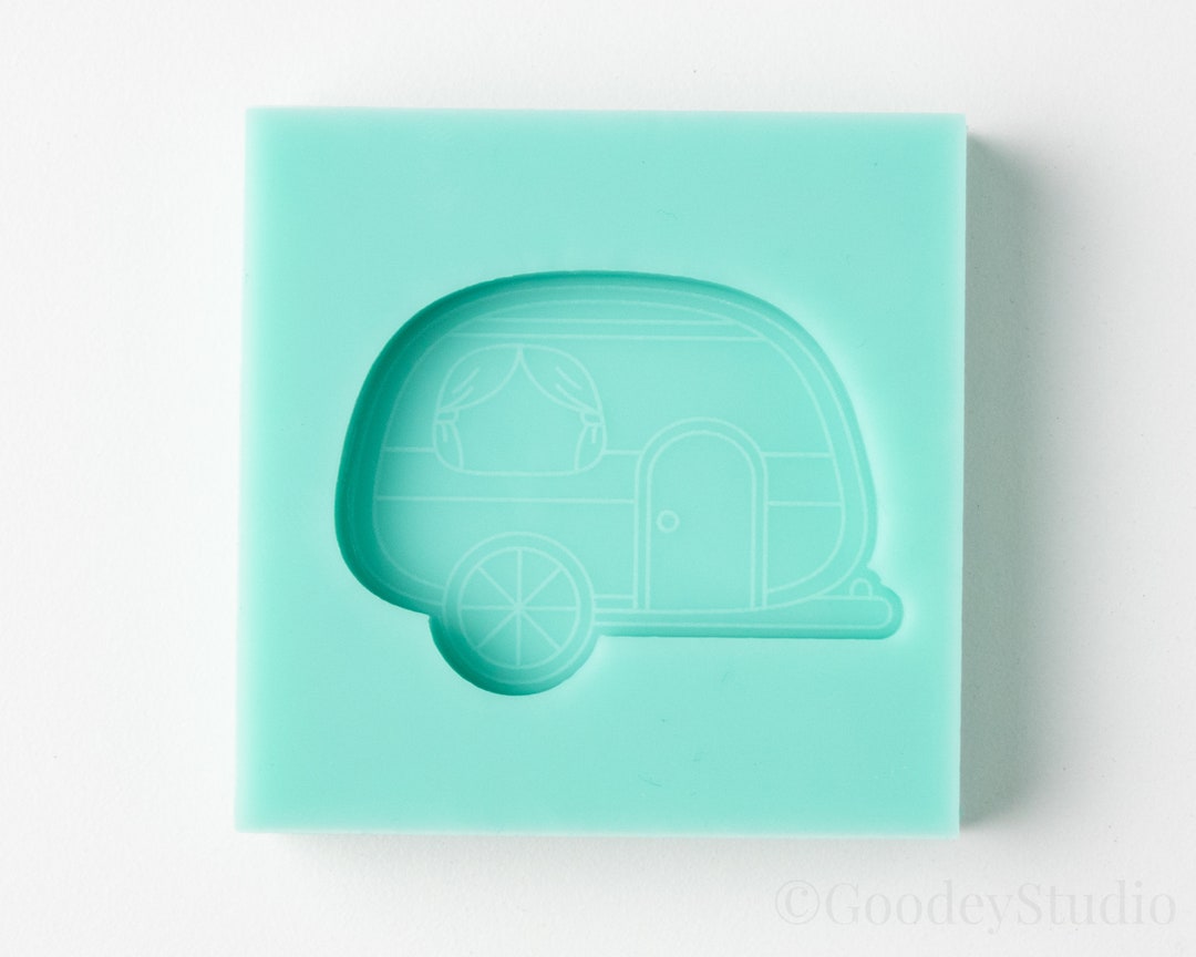 Camper Trailer Mold, Silicone Mold for Resin, 6mm Casting Mold ...