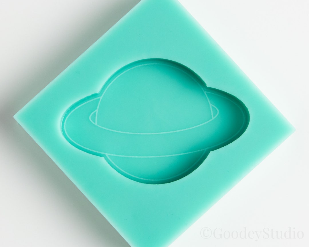Saturn Planet Mold, Silicone Mold for Resin, Backed Shaker Mold, 9mm ...