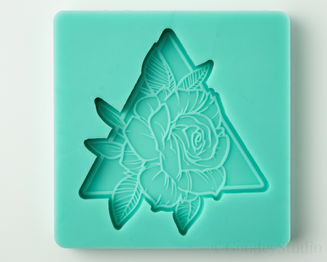 Triangle Flower Mold, Silicone Mold for Resin, 6mm Casting Mold, Floral ...
