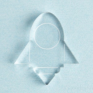 Rocket Ship Mold, Silicone Mold for Resin, Backed Shaker Mold, 9mm ...