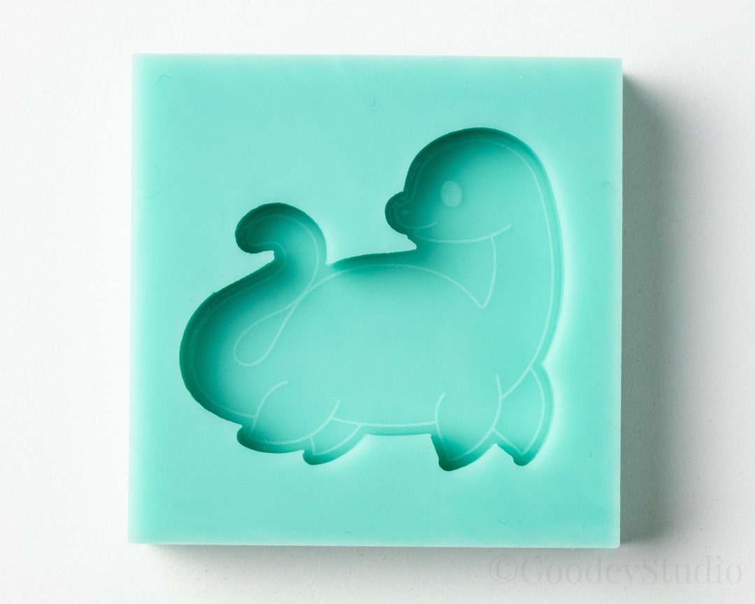 Kawaii Loch Ness Monster Cryptid Mold, Silicone Mold for Resin, 6mm ...