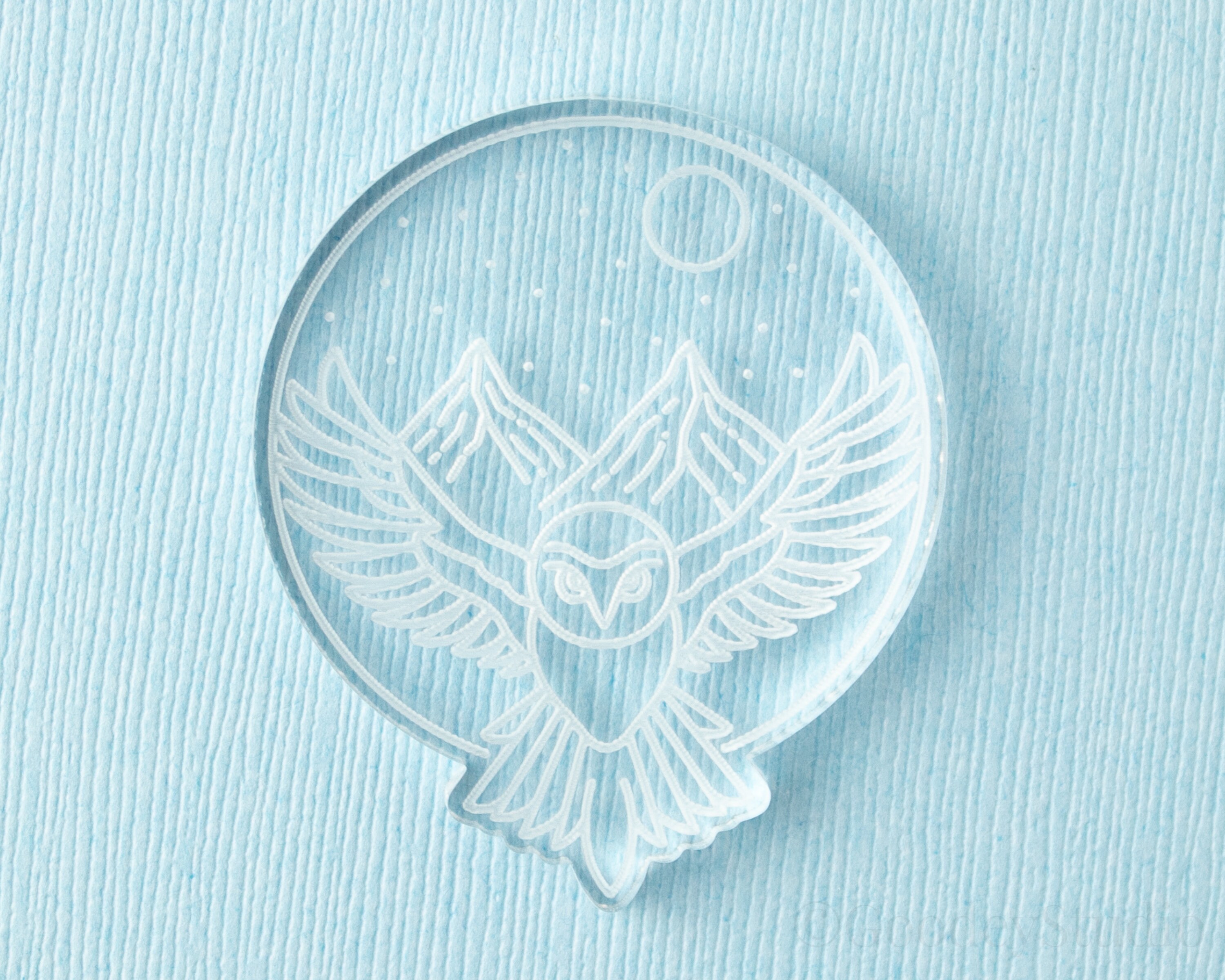 Owl Flying at Night Mold Silicone Mold for Resin 6mm Casting | Etsy