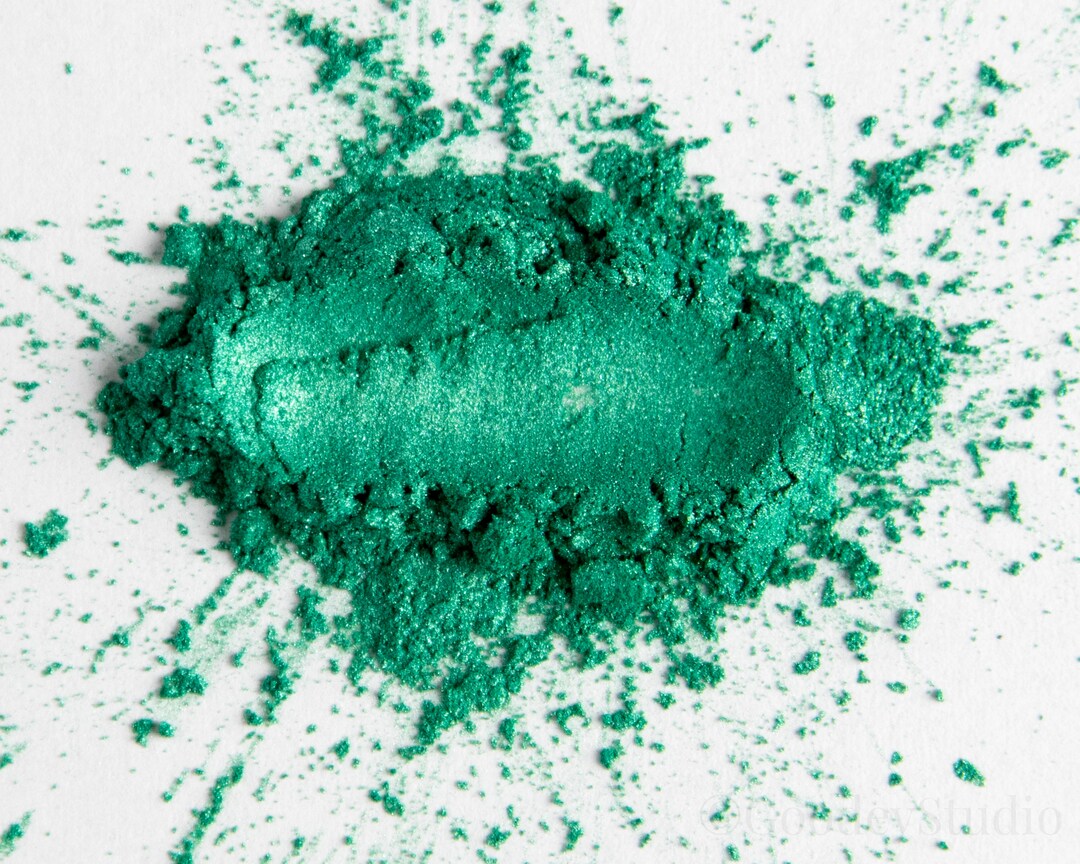 Close Out Sale Deep Jade Pigment Powder for Polymer Clay, Resin Crafts ...