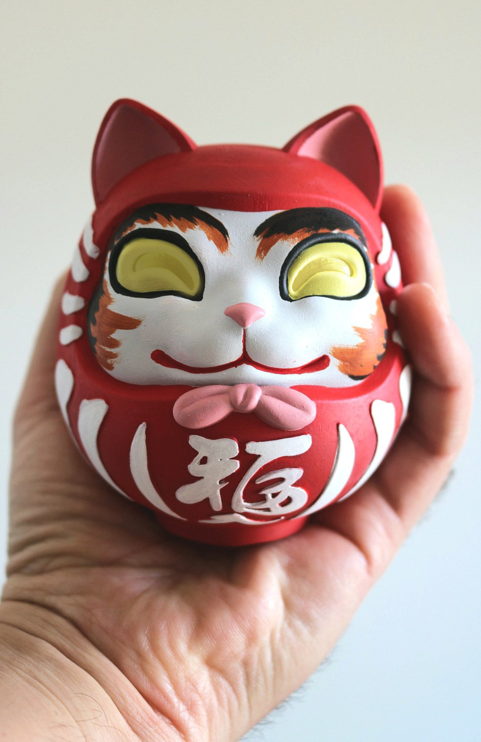 Charuma - Cute Daruma Cat - Etsy