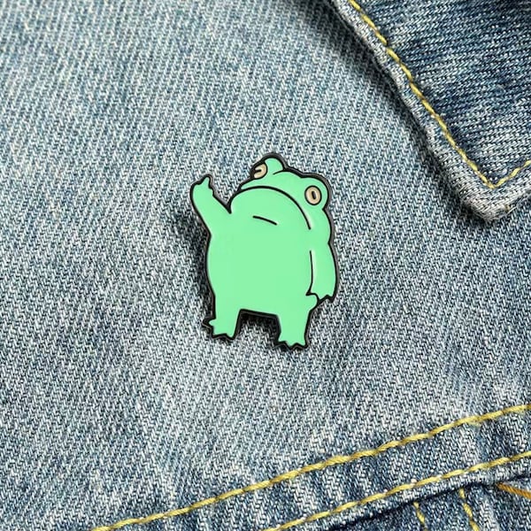 Middle Finger Frog - Etsy