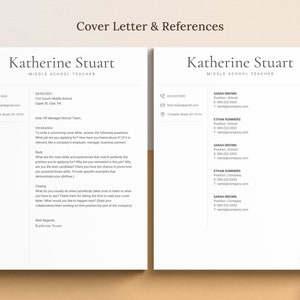 Teacher Resume Template Word, Pages, Google Docs | Teaching Resume ...
