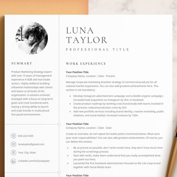 Cv - Etsy