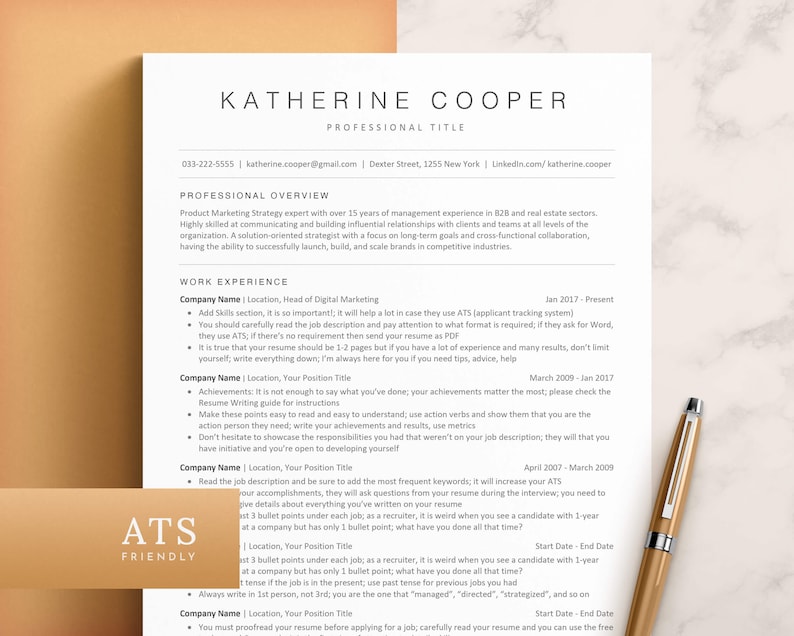 Resumes - Etsy
