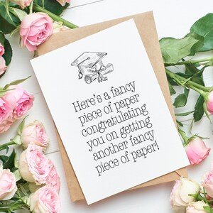 Printable Graduation Card, Fancy Piece of Paper, Diploma, High School ...