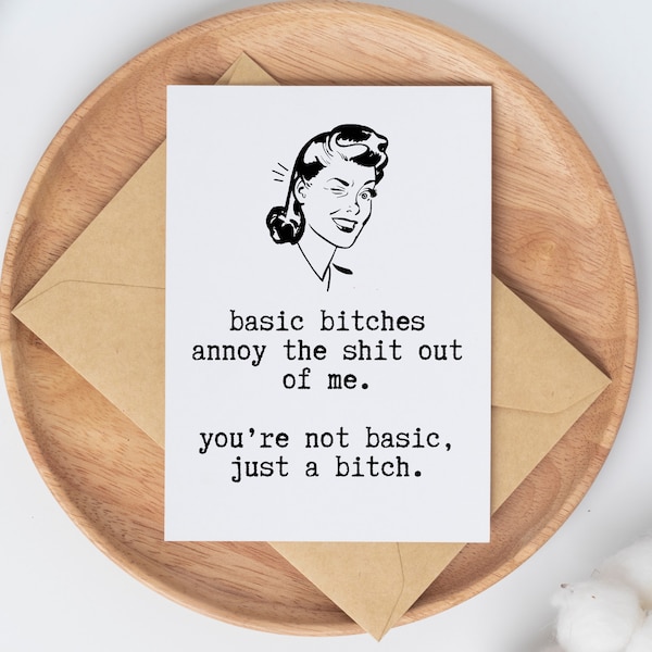 Printable Funny Birthday Card Women - Etsy