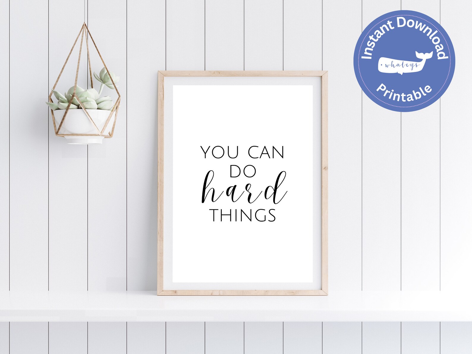 You Can Do Hard Things Printable, Work Wall Art, Inspirational Saying ...