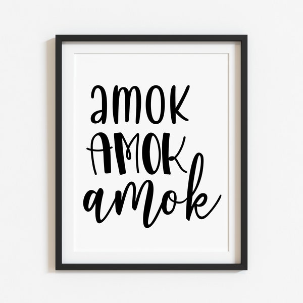 Amok - Etsy