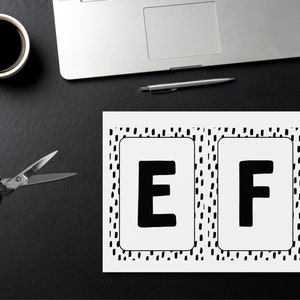 Printable Alphabet Cards, School and Classroom Decor, Visual Daily ...