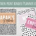 Editable and Printable Binder and Planner Covers, Custom School ...