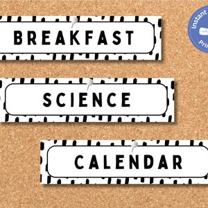 Printable Schedule Cards, School and Classroom Decor, Visual Daily ...
