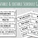 Printable Schedule Cards, School and Classroom Decor, Visual Daily ...