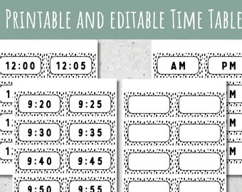 Printable Alphabet Cards, School and Classroom Decor, Visual Daily ...