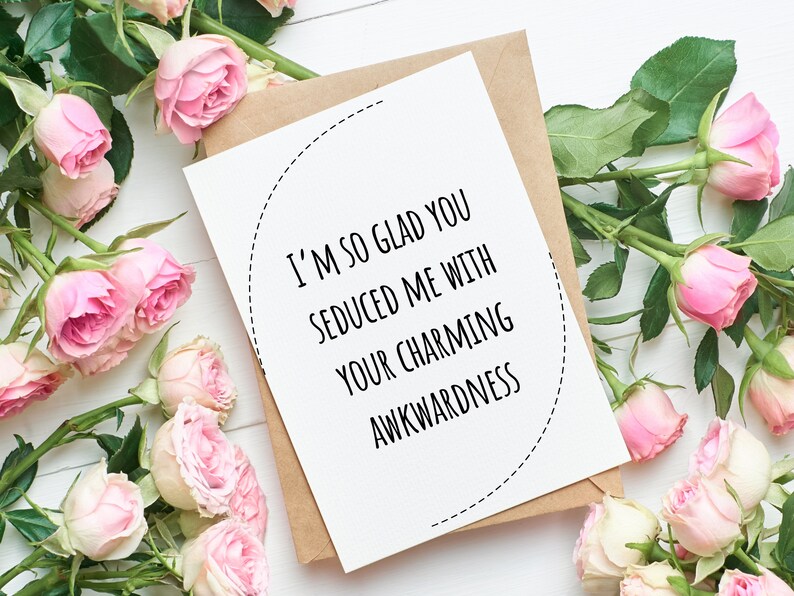 Printable Funny Card for Significant Other Partner, Awkward People Card ...