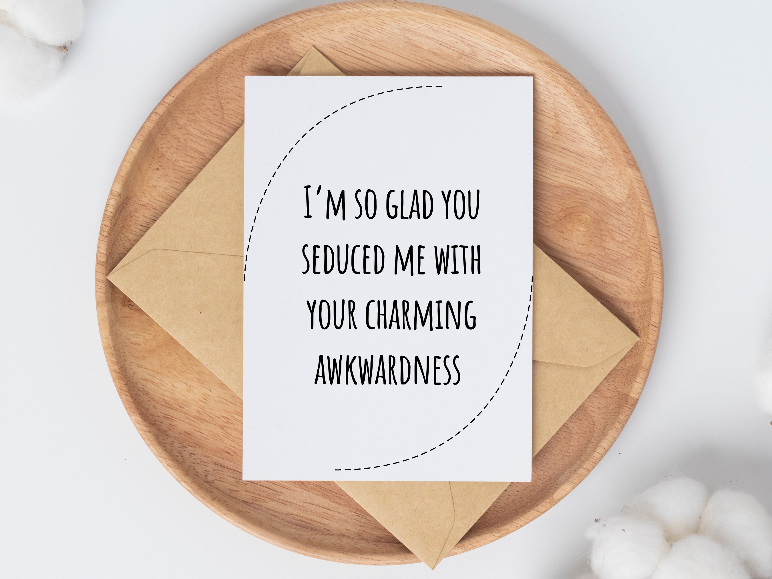 Printable Funny Card for Significant Other Partner, Awkward People Card ...