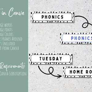 Printable Schedule Cards, School and Classroom Decor, Visual Daily ...