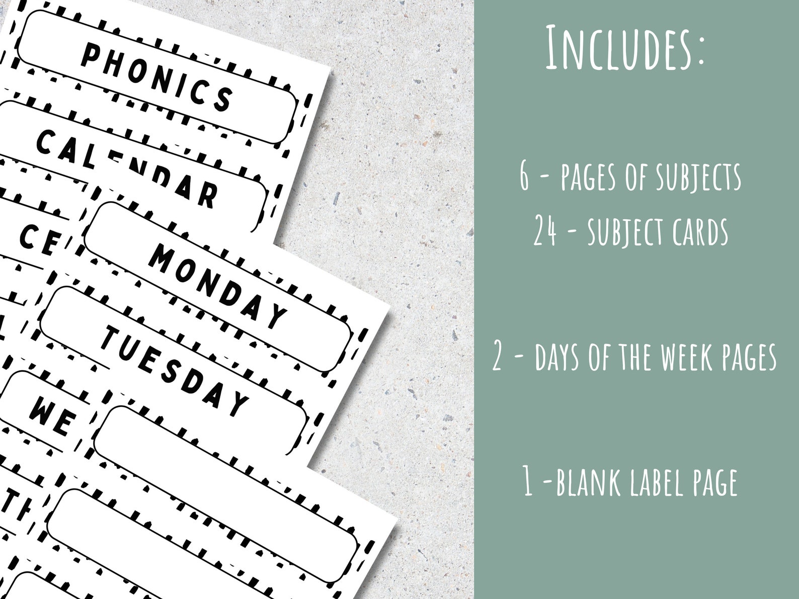 Printable Schedule Cards, School and Classroom Decor, Visual Daily ...