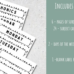 Printable Schedule Cards, School and Classroom Decor, Visual Daily ...