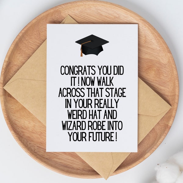 High School Graduation Card - Etsy