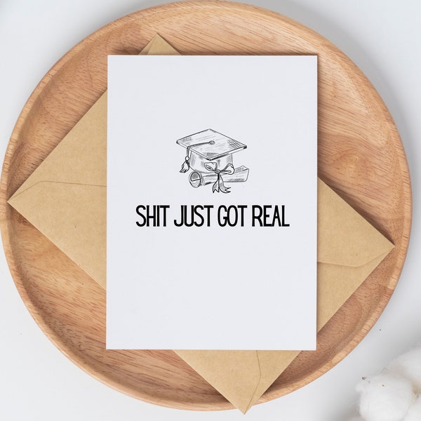 Shit Just Got Real - Etsy