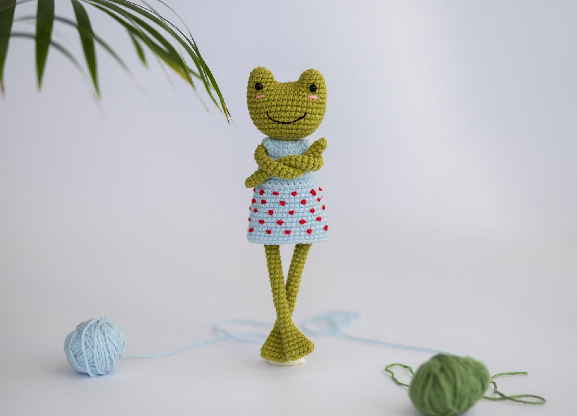 Frog Amigurumi Crochet Pattern: Dress Outfit, Video Support (english ...
