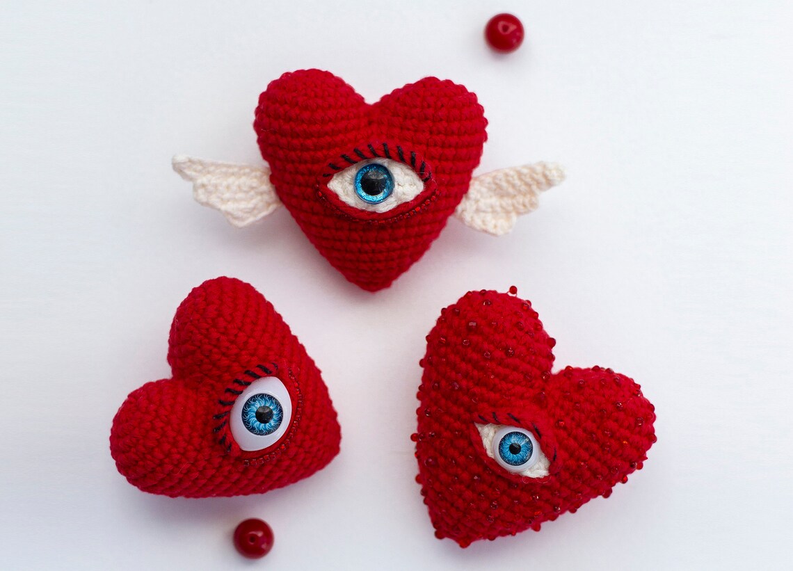 Sacred Heart Crochet Pattern. Valentines Day PDF Pattern. - Etsy