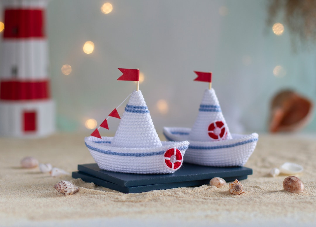 Paper Boat Crochet Pattern: Amigurumi Ship (PDF Pattern) - Etsy