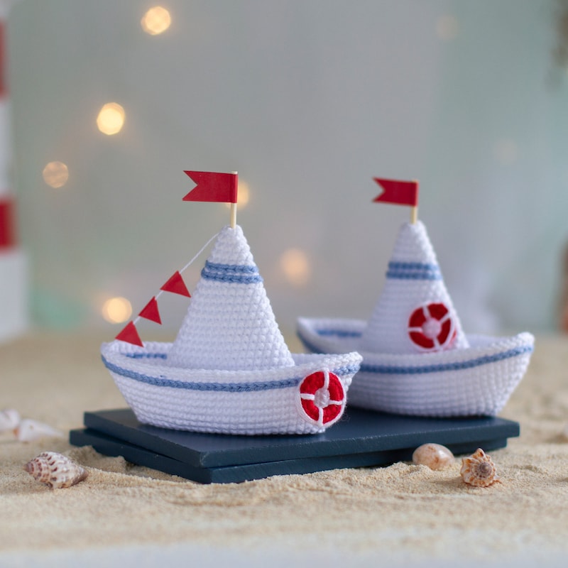 Crochet Boat - Etsy