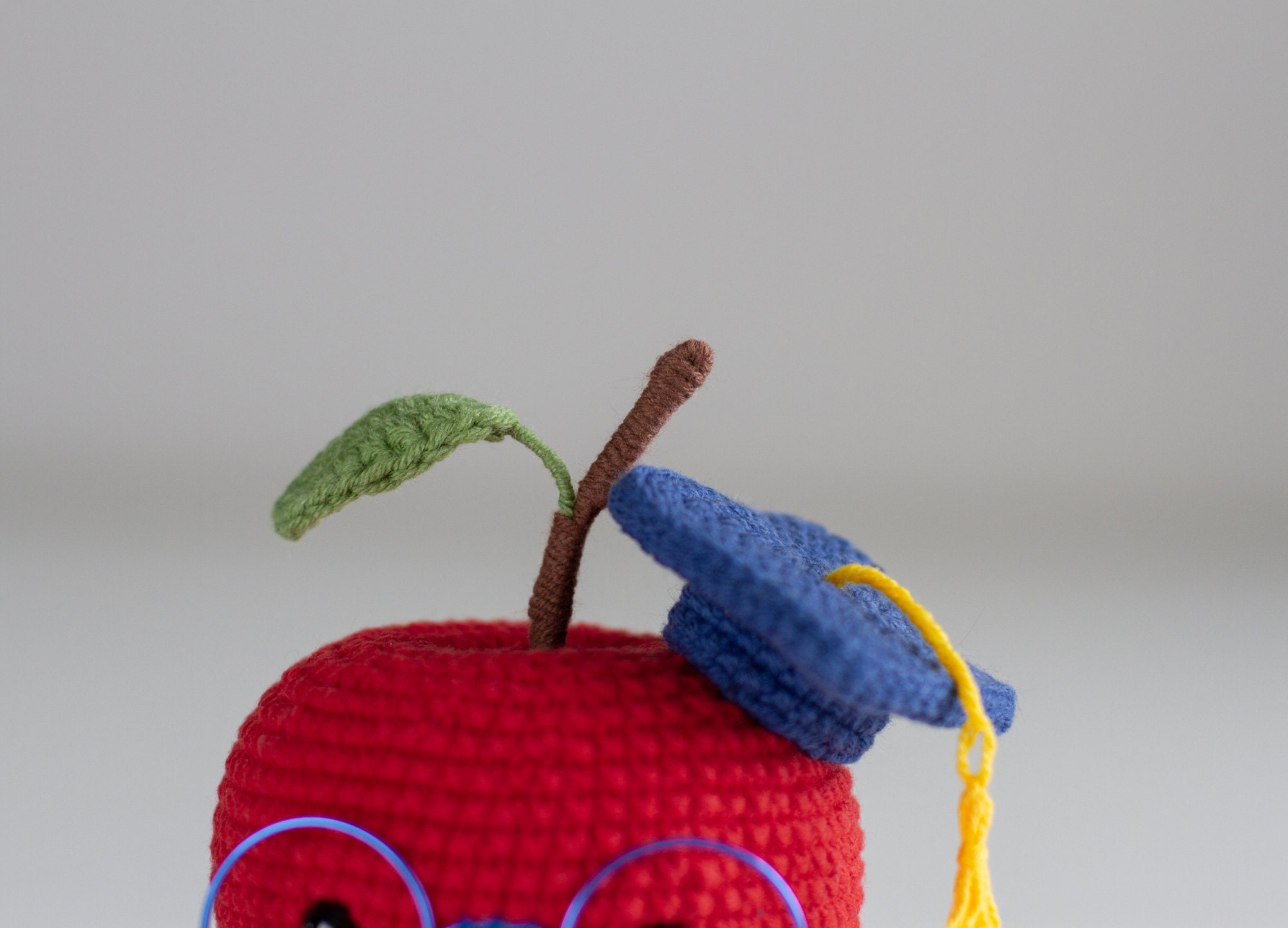 Apple Nerd Crochet Pattern: Back to School Gift (PDF Pattern) - Etsy