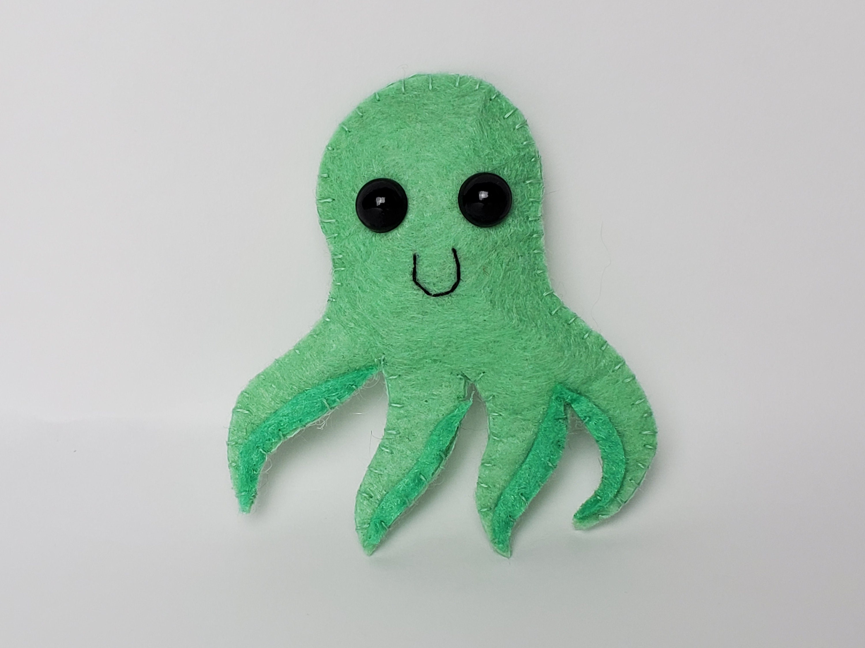 Octopus Sewing Pattern PDF Felt Plushie Ornament DIY - Etsy
